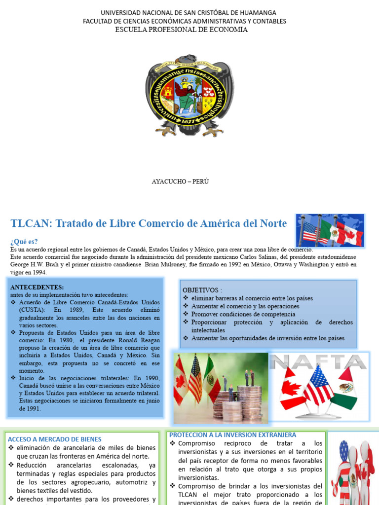Tlcan y T-Mec | Descargar gratis PDF | Tratado de Libre Comercio Norteamericano | Economias