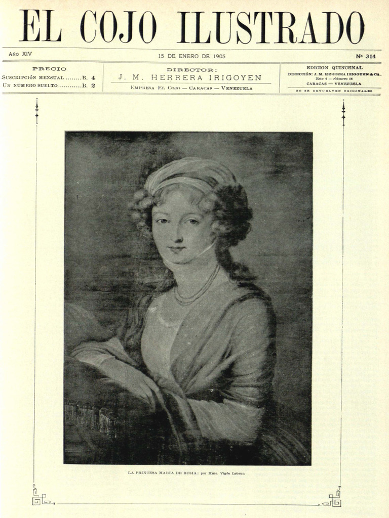 El Cojo Ilustrado, 15 de Enero de 1905 | PDF