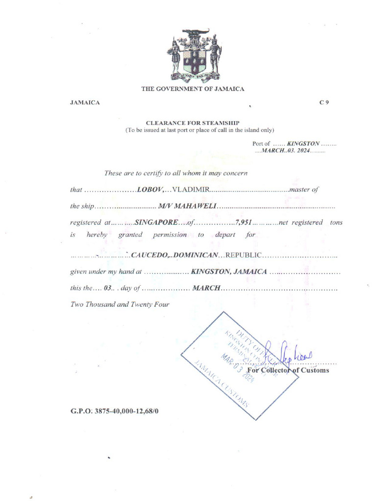 9.port Clearance | PDF