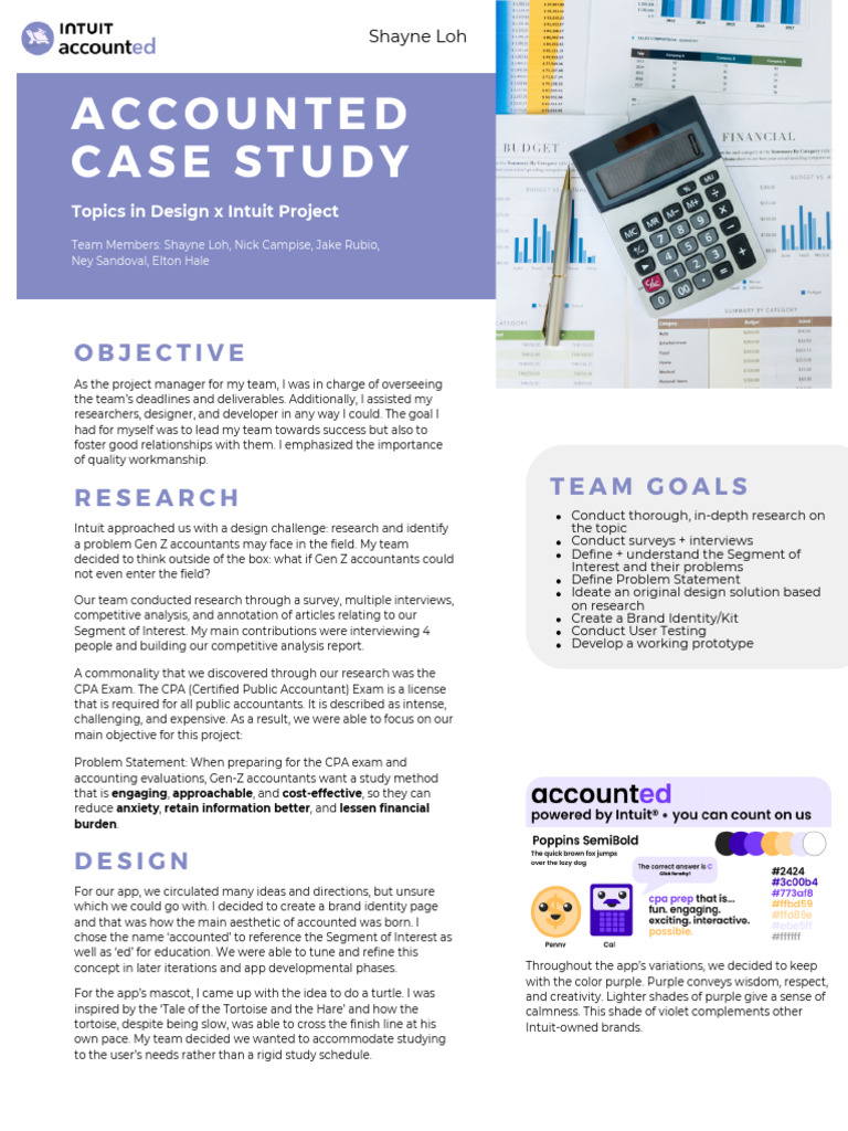 accounted case study | PDF | Certified Public Accountant | Accountant