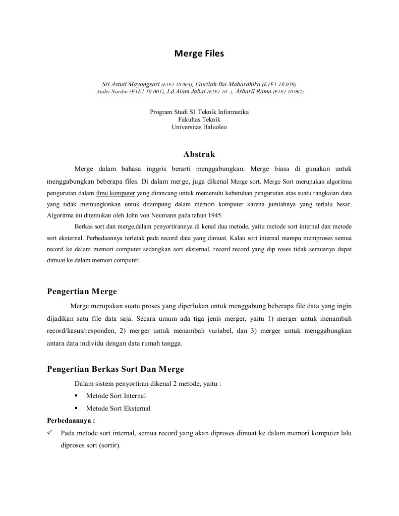 Merge Files | PDF | Komputer