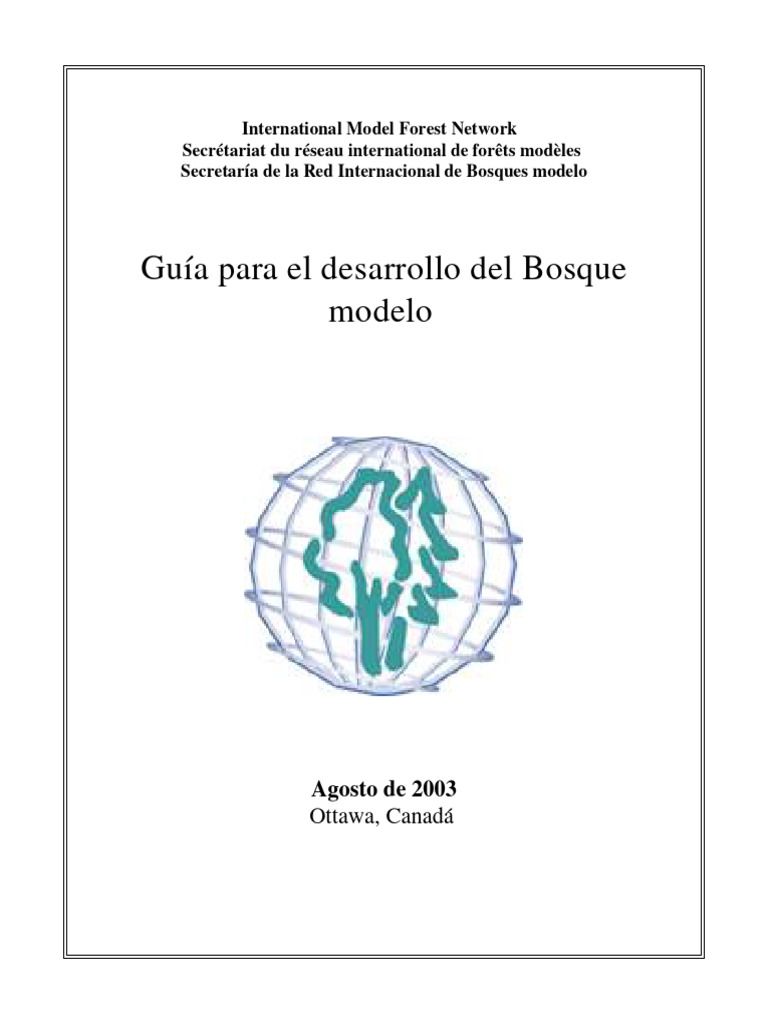 Guía para el Desarrollo de Bosques Modelo | PDF | Los bosques ...
