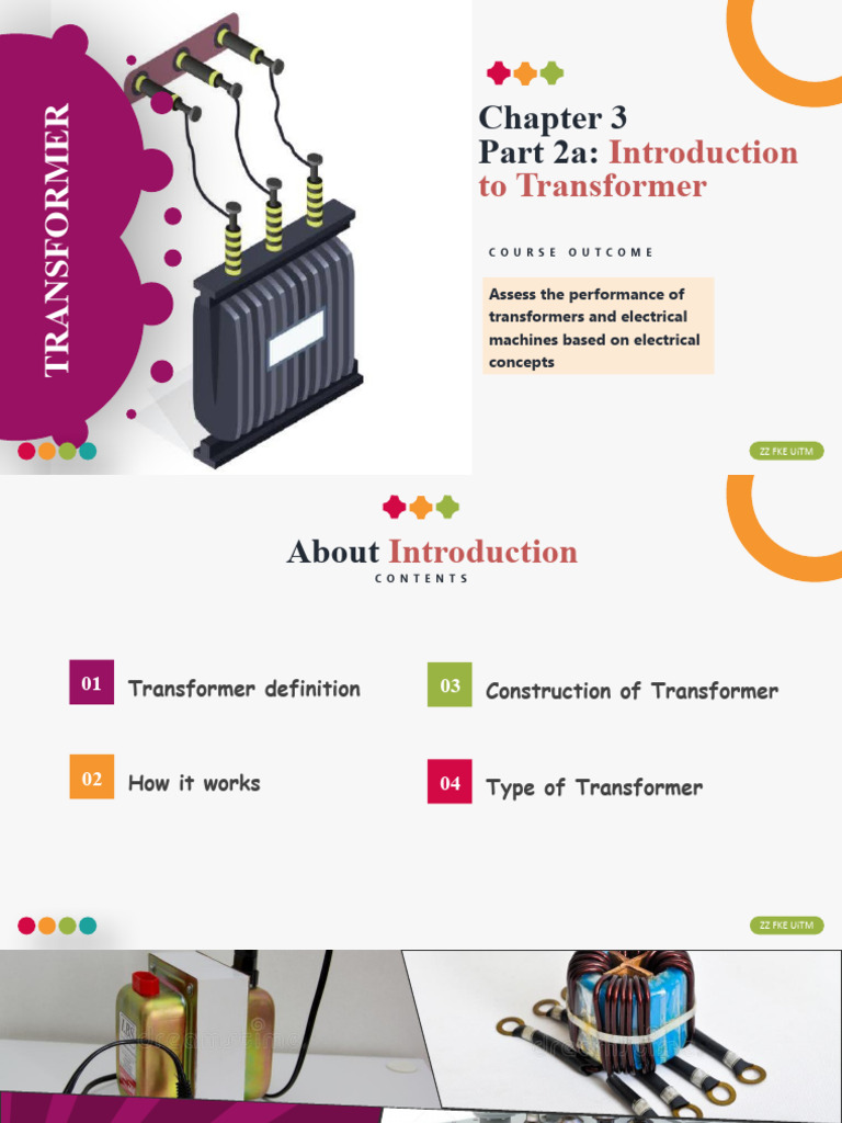 CHAPTER 3 1.0 Transformer Introduction | PDF | Transformer ...