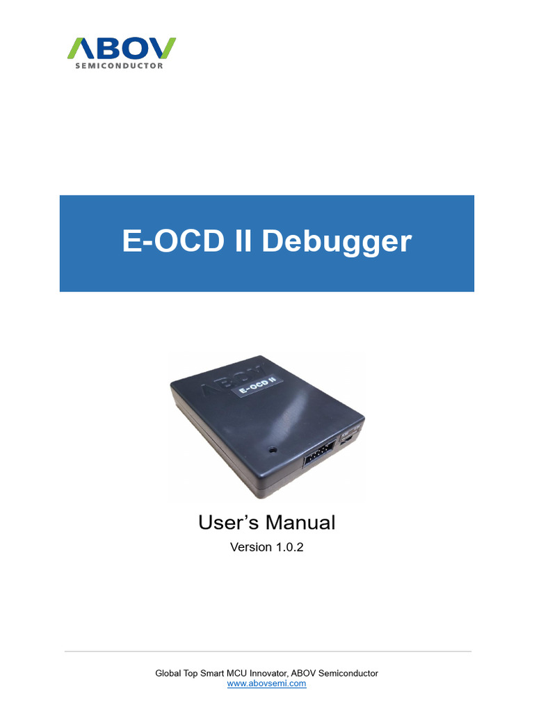 UM - E-OCD II Debugger Manual - V1.0.2 | PDF | Windows 10 | Installation (Computer Programs)