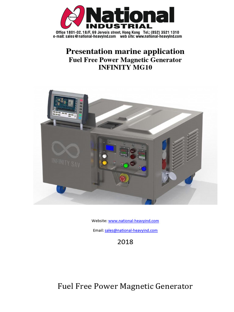 Fuel Free Generator Presentation For Marine Application 2 | PDF ...