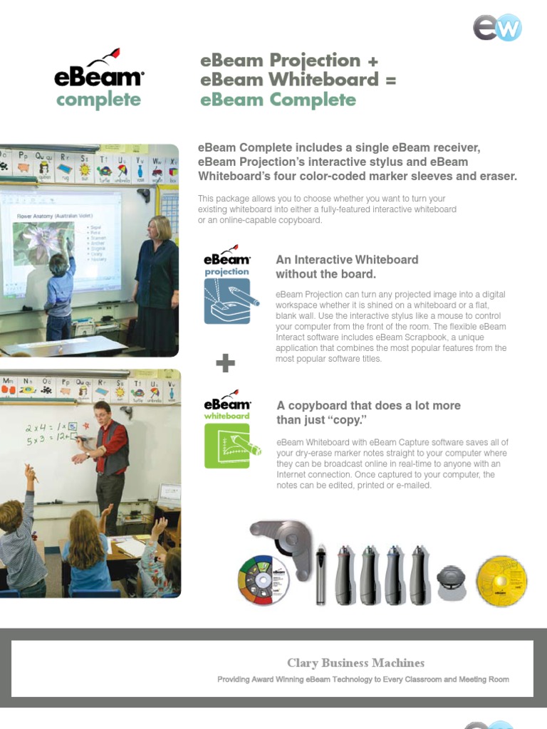 Ebeam Complete Copyboard and Interactive Whiteboard | PDF | Bluetooth | Usb