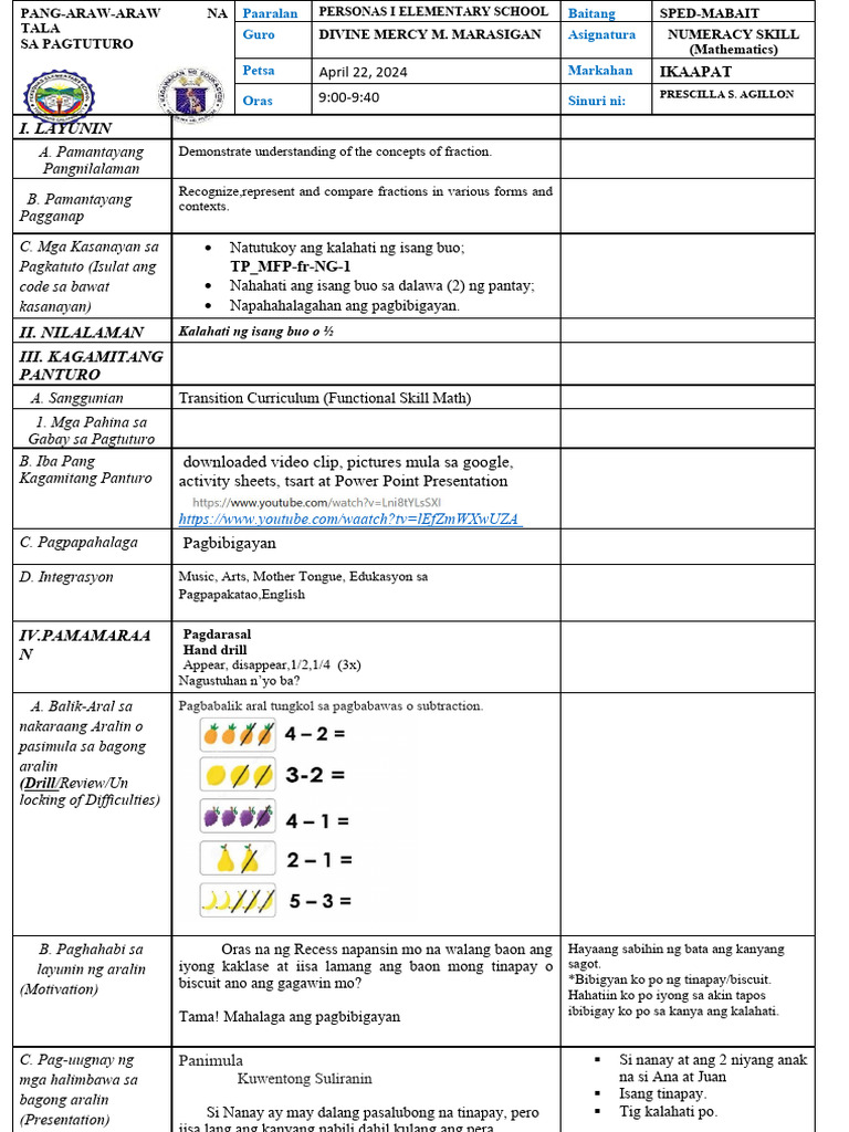Cot 3rd Grading | PDF
