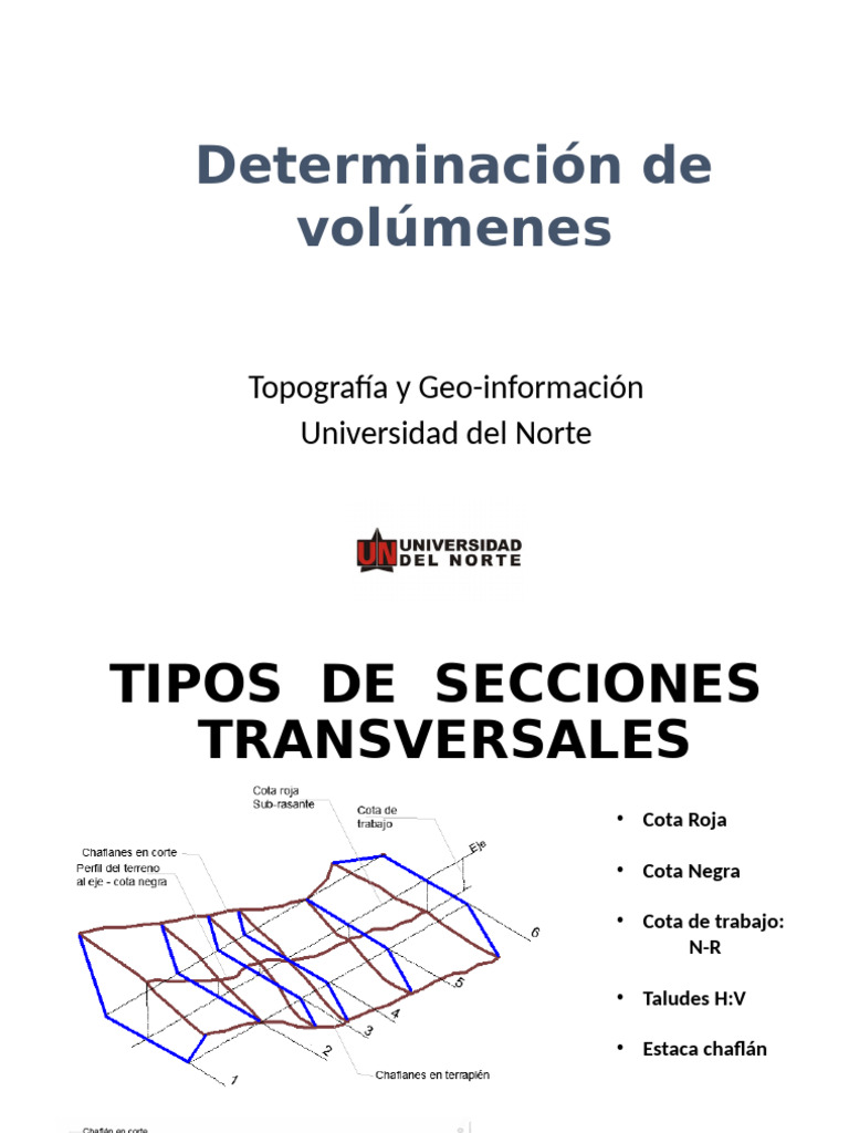 Determinación de Volúmenes: Topografía y Geo-Información Universidad ...