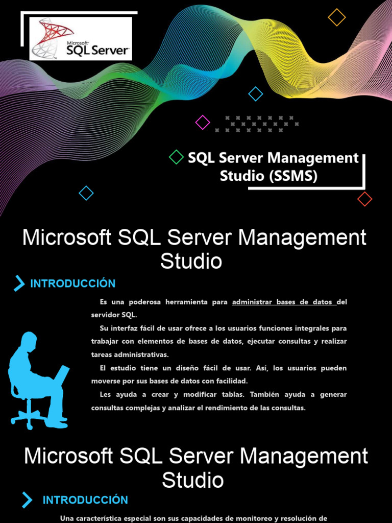 SQL SERVER Presentacion | PDF | Servidor SQL de Microsoft | Bases de datos