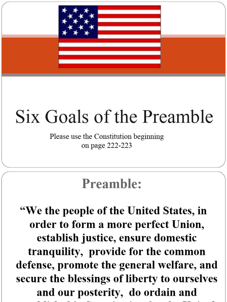 Preamble | PDF | Founding Fathers Of The United States | United States ...