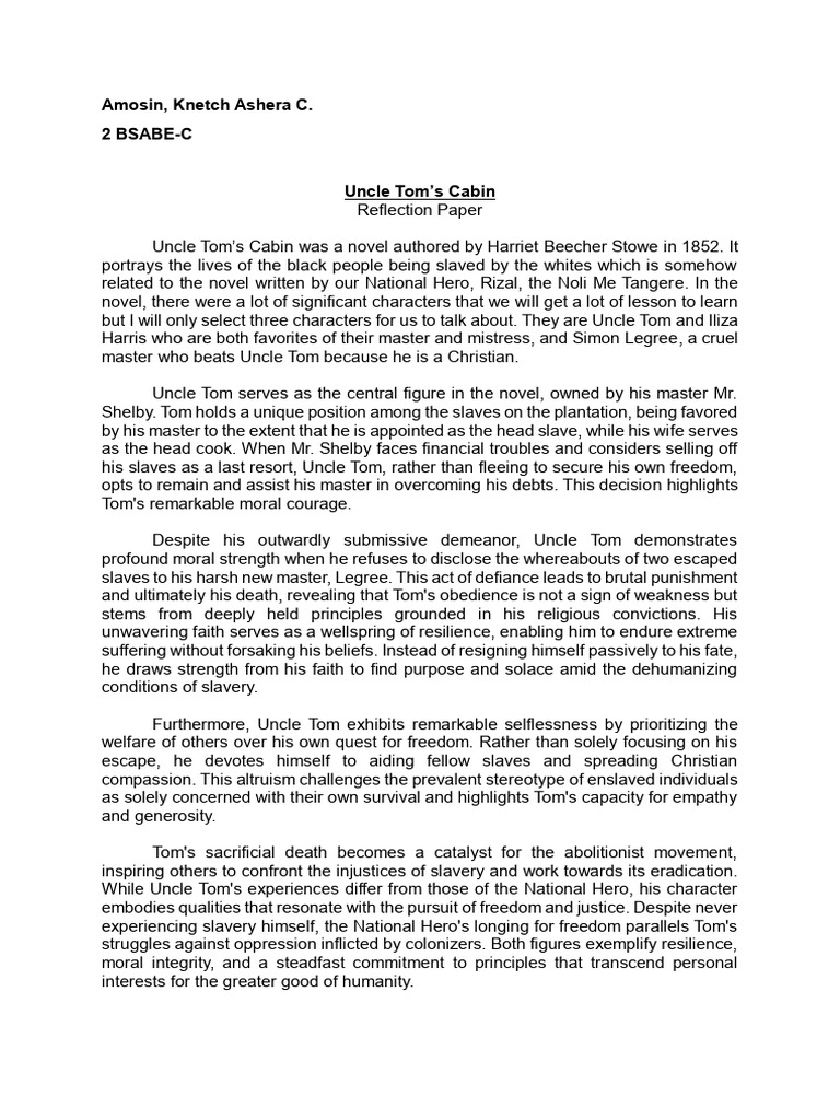 Uncle Toms Cabin | PDF | Uncle Tom's Cabin | Uncle Tom