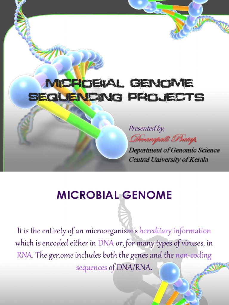 Microbial Genome Sequencing Guide | PDF | Dna Sequencing | Genome
