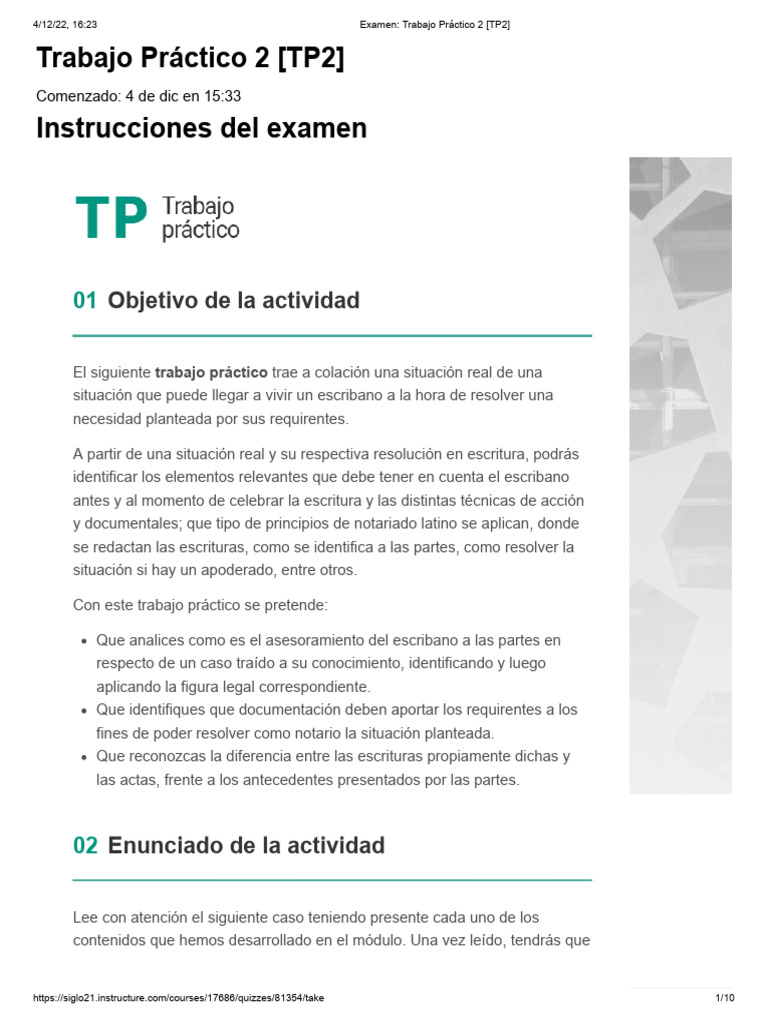 Marco Legal para Escribanos en TP2 | PDF