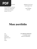 Portfolio De L élève Maître Au Cafop Pdf