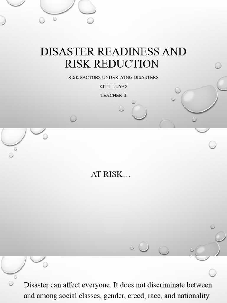 Disaster Readiness and Risk Reduction-3 | PDF | Climate Change | Hazards