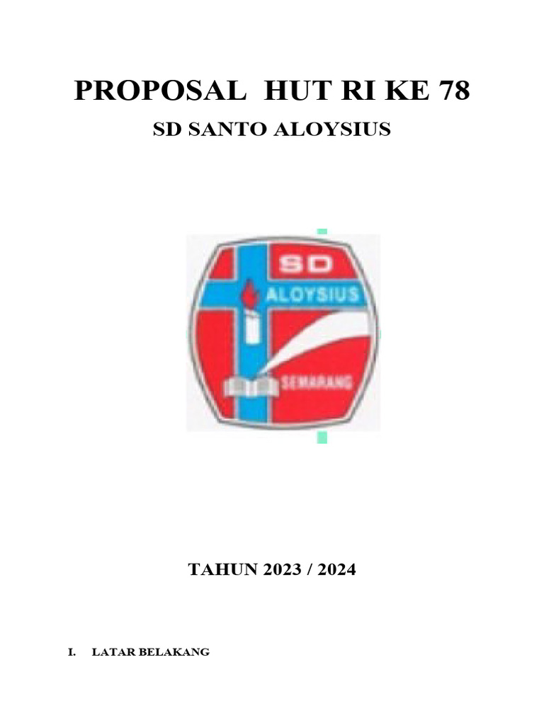 Proposal HUT RI 78 Revisi2 Edit | PDF