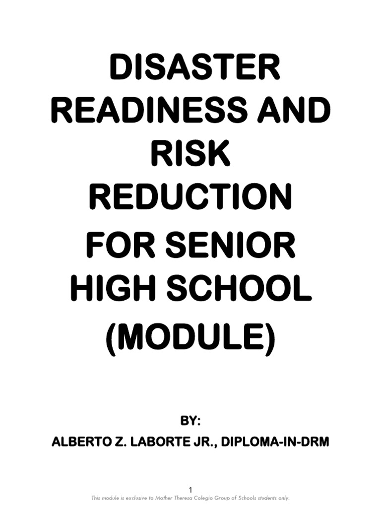 Disaster Readiness and Risk Reduction | PDF | Earthquakes | Tsunami