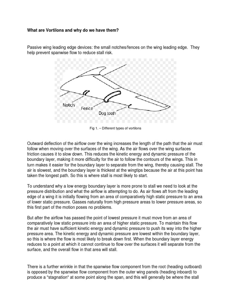 Understanding Vortilons in Aviation | PDF | Boundary Layer | Pressure
