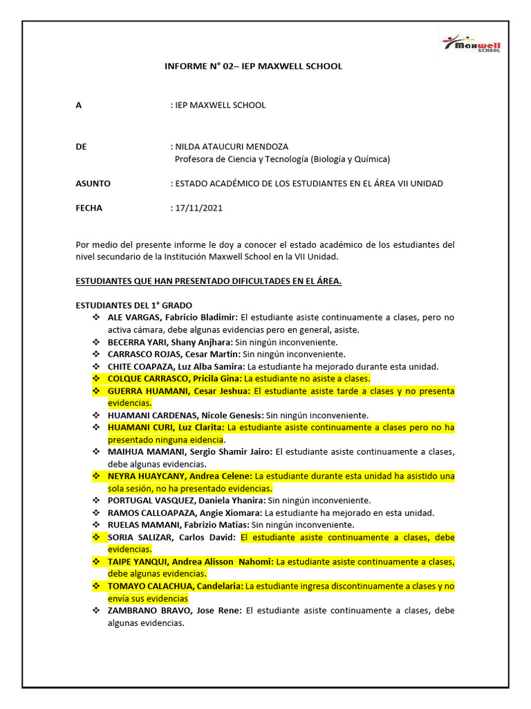 INFORME #2 Maxwell | PDF | Ciencias sociales