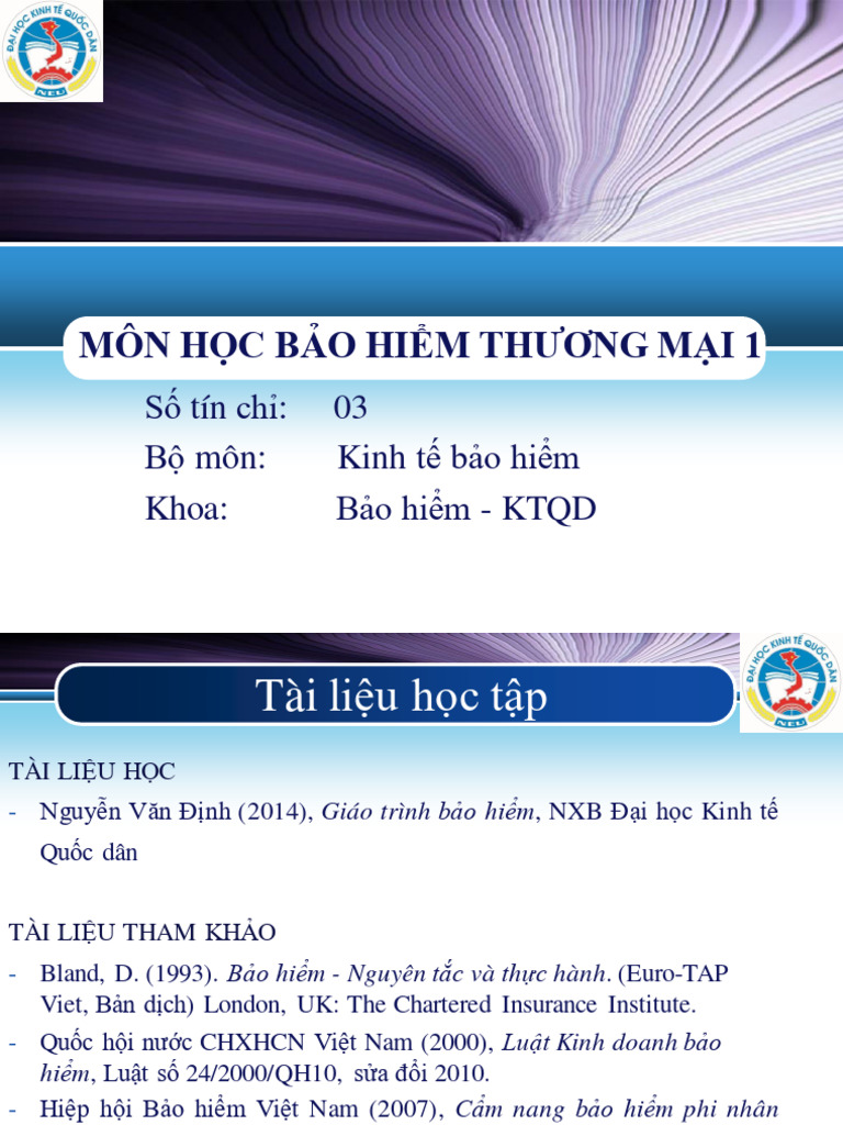 BHTM 1. TQ VỀ BHTM | PDF