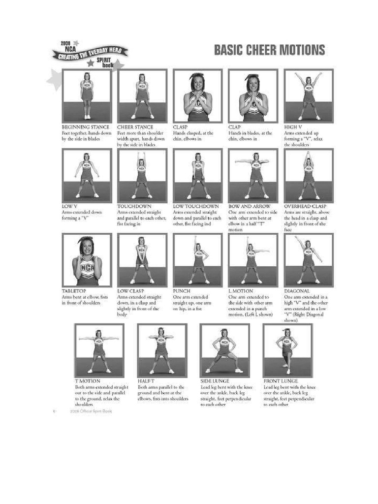 Cheer Dance Basic Steps | PDF