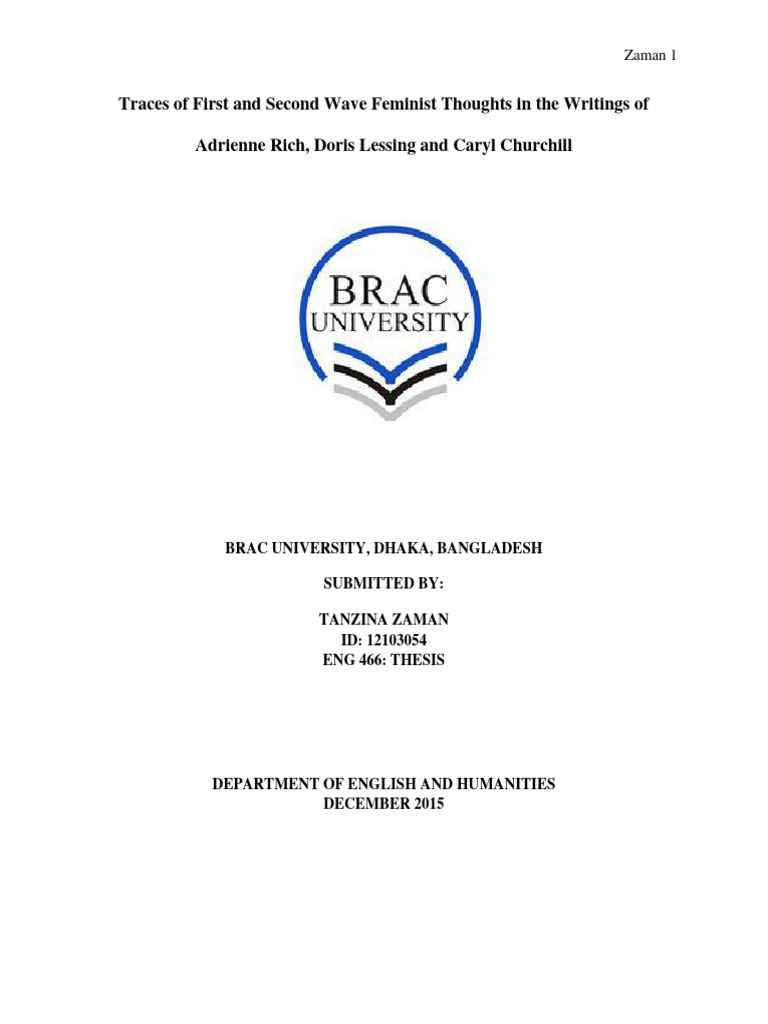 Tanzina Zaman | PDF | Gender Studies | Feminism