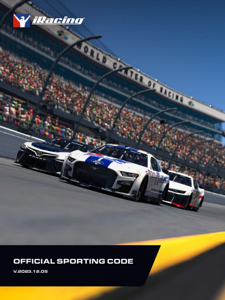IRacing-official Sporting Code Dated Dec 05 2023 | Download Free PDF ...