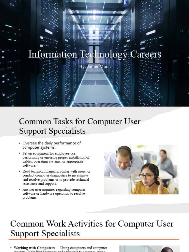 IT Career Paths and Job Roles | PDF | Information | Databases