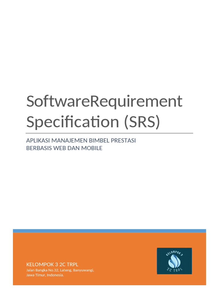 Software Requirement Specification SRS | PDF