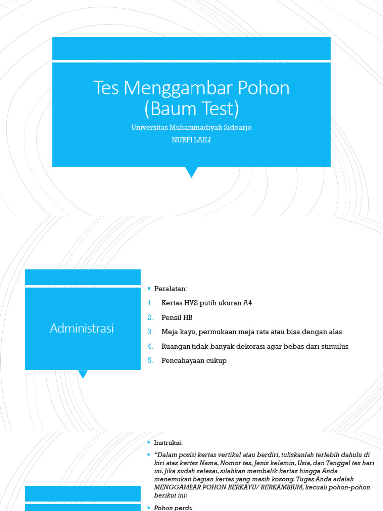 12.1 - Baum Test | PDF