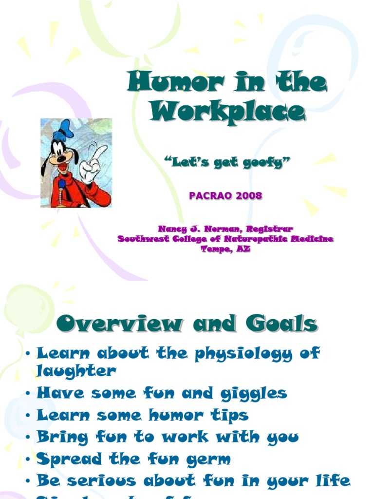 Embracing Humor in the Workplace | PDF | Humour | Laughter