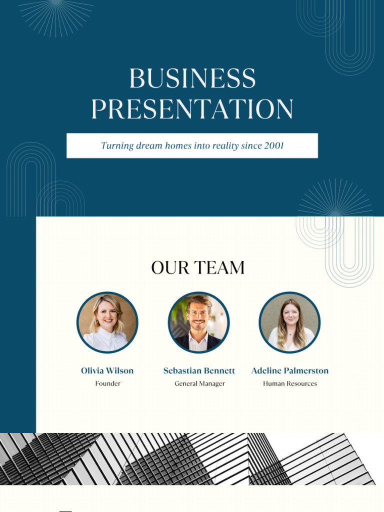 Blue White Simple Business Presentation | PDF