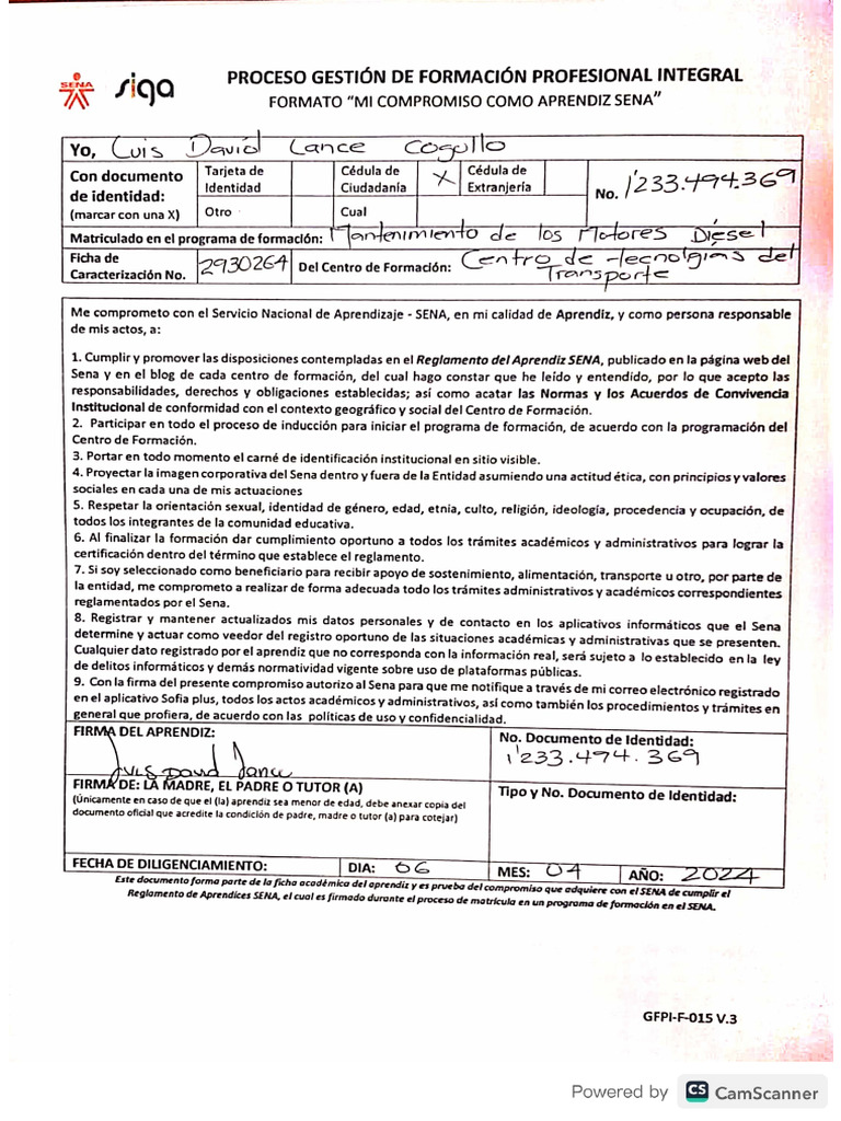 Documento de David Lance | PDF