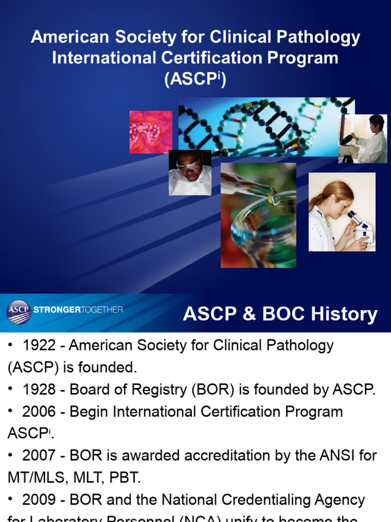 ASCPi Introduction Taiwan | PDF | Certification | Medical Laboratory