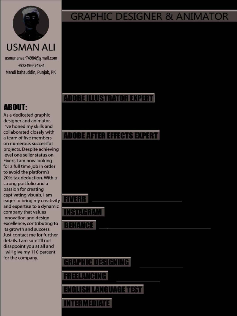 CV USMAN-01 - Compressed | PDF