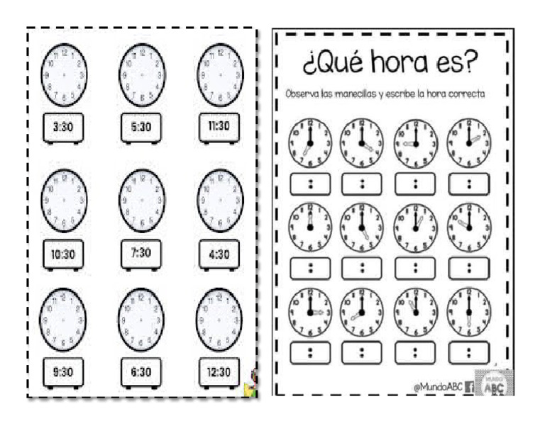 Ejercicios de Reloj 2 | PDF