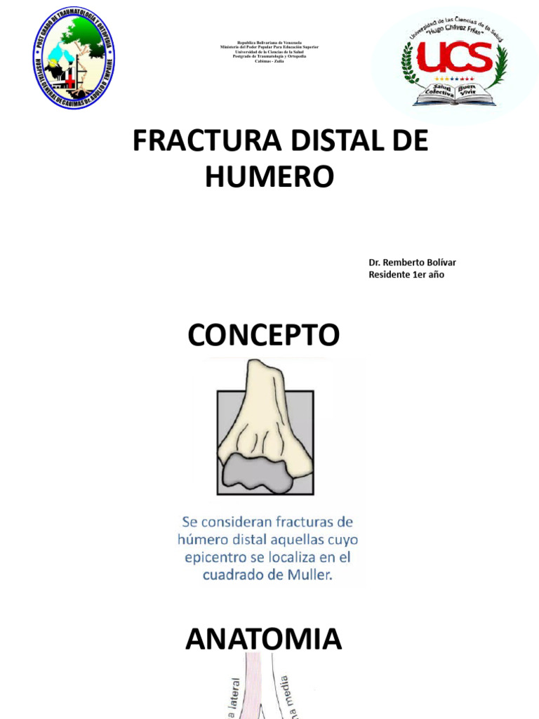 Fractura Distal de Humero | PDF
