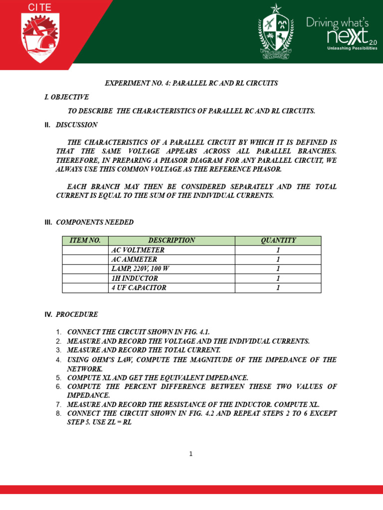 Experiment No. 4 | PDF | Science & Mathematics