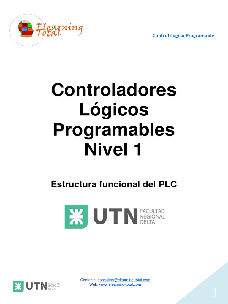 04-Unidad 1-Estructura funcional de un PLC | PDF | Controlador lógico programable | Programa de ...