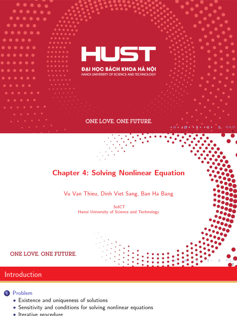 Chapter 4 Solving Nonlinear Equation Pdf Nonlinear System