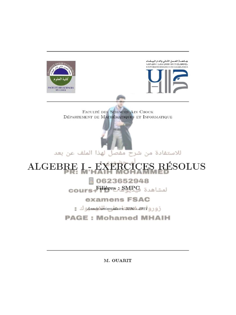 TD ALGÈBRE 1 | PDF