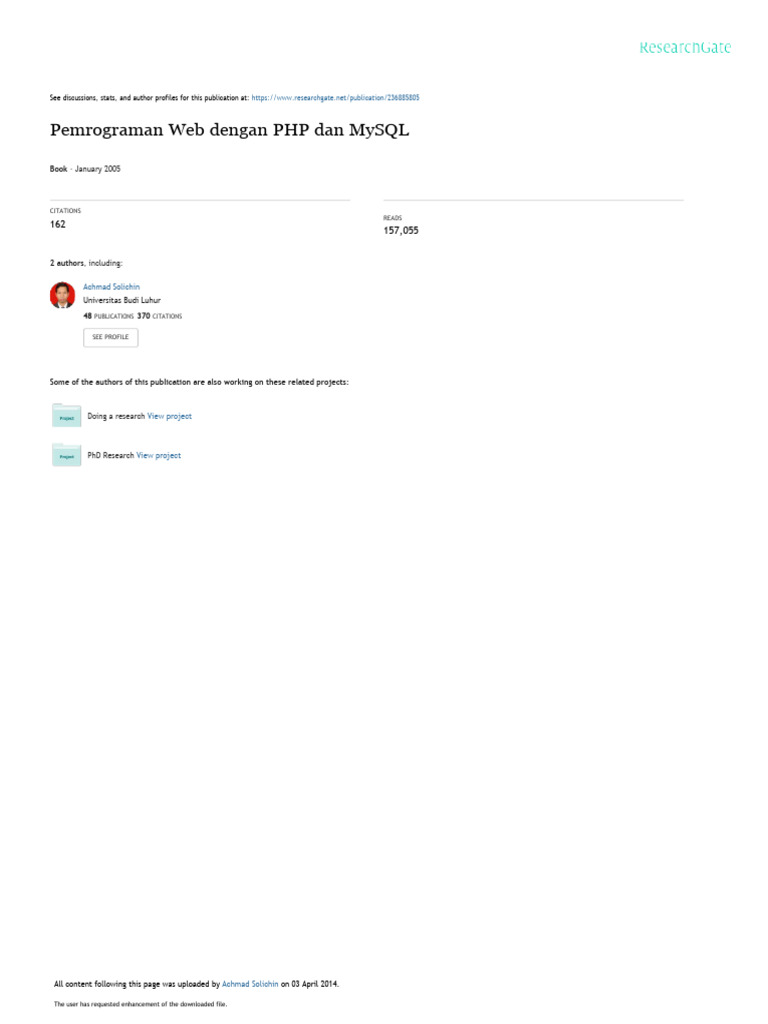 Modul Praktek Pemrograman PHP | PDF