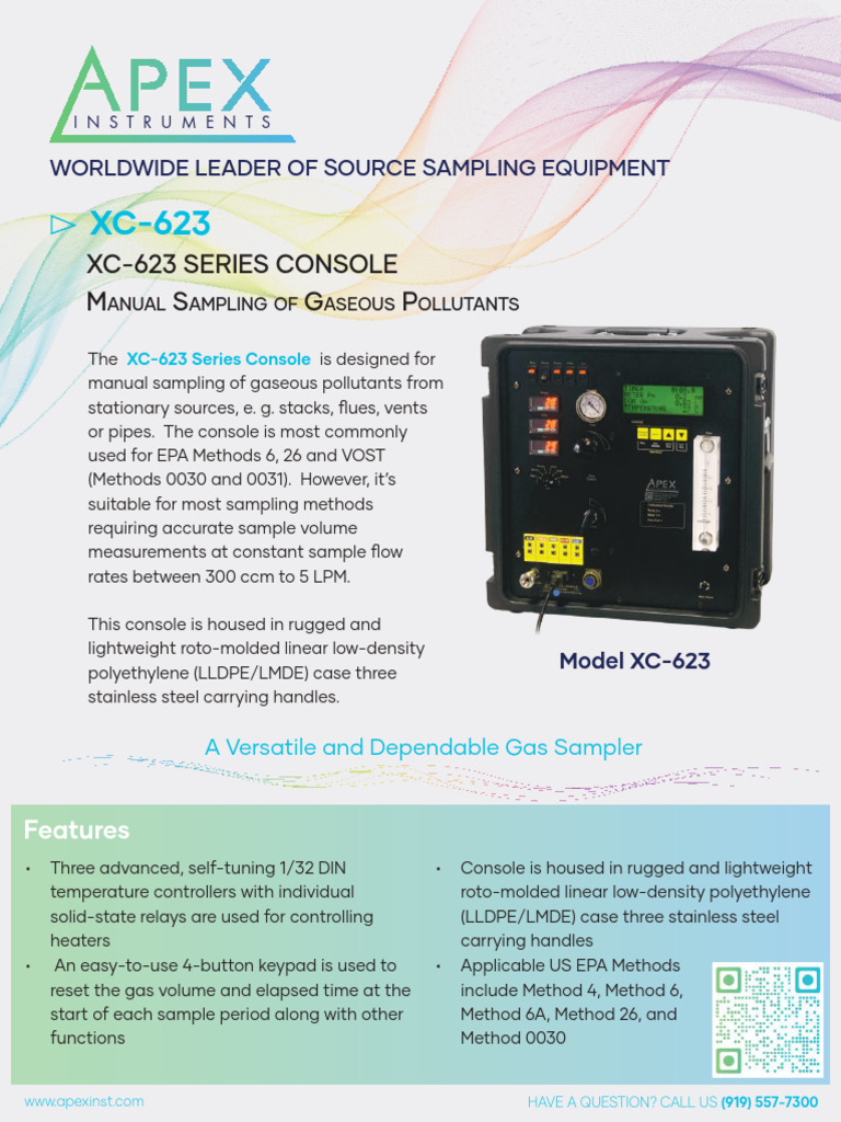 XC-623 Series Console Brochure-Min | PDF | Flow Measurement | Equipment