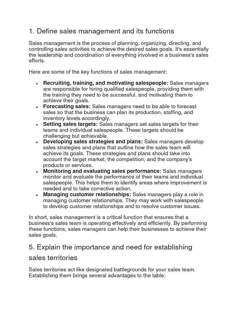 sales and distribution management | PDF | Sales | Warehouse