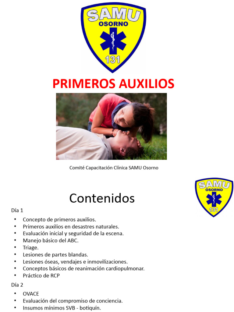 Samu | PDF | Quemar | Primeros auxilios