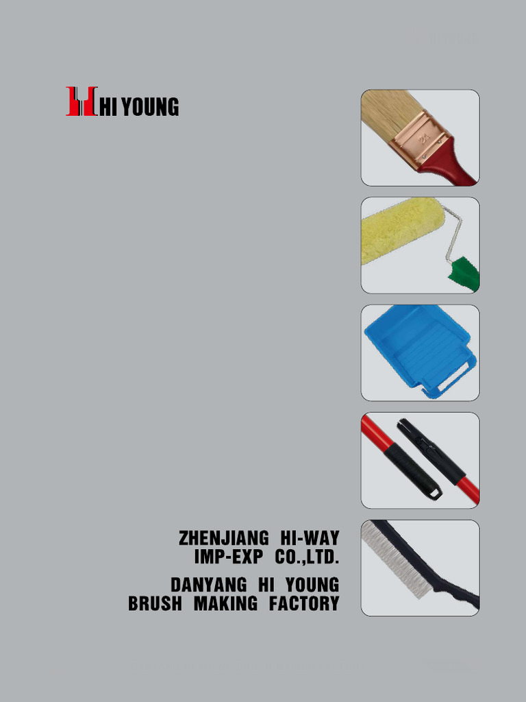 Catalogue Hi Young Brush Making Factory | PDF