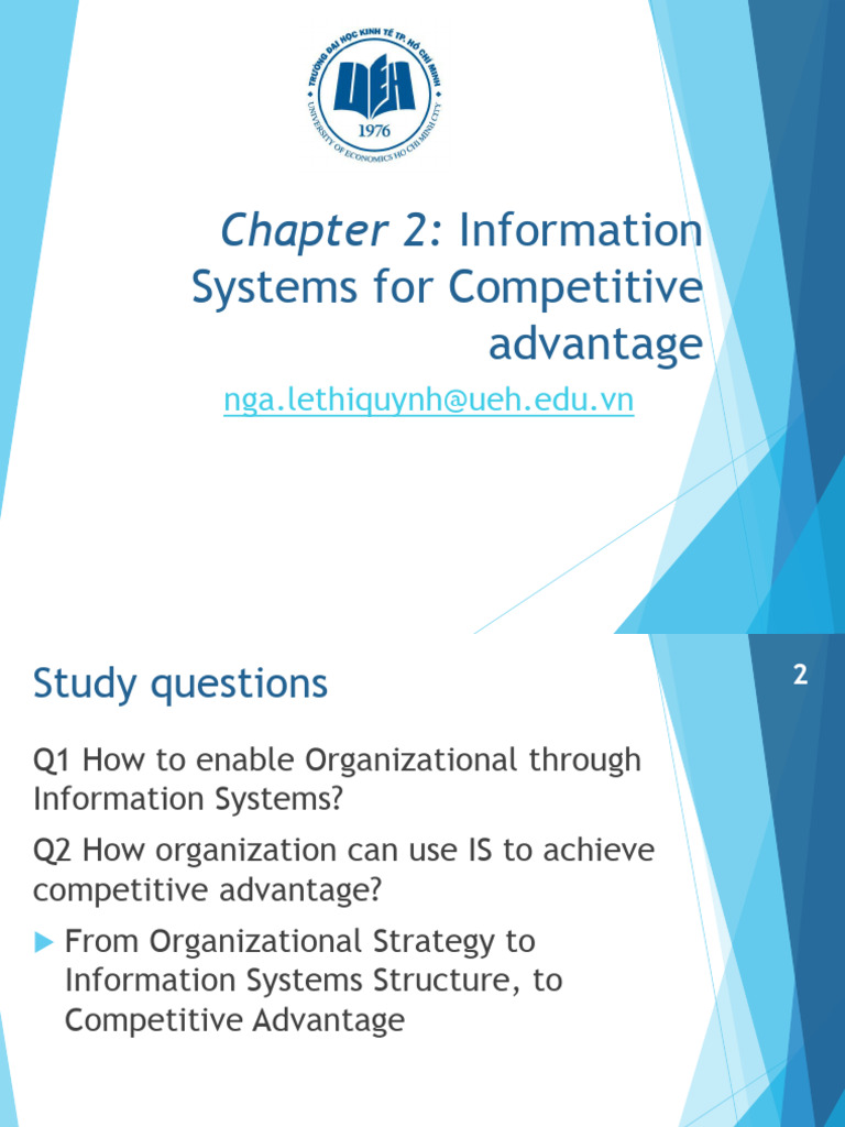 Information Systems for Competitive Advantage | PDF | Strategic ...
