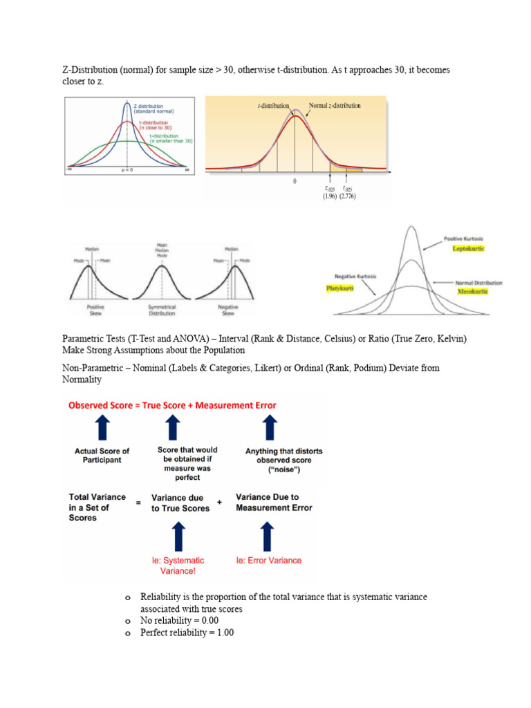 2802 Key Points | PDF | Effect Size | Standard Deviation