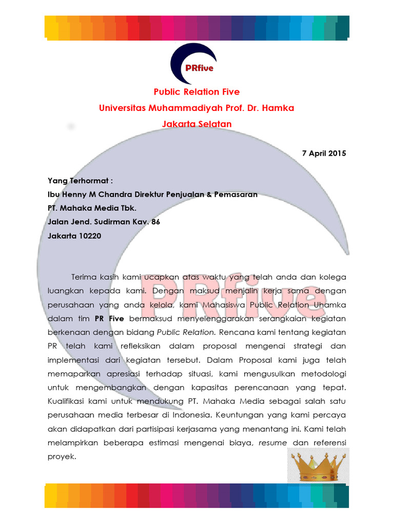 Contoh Proposal Event | PDF