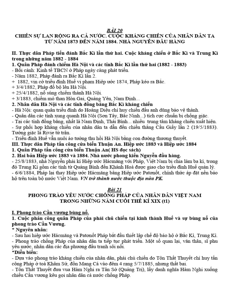 ĐỀ CƯƠNG ÔN HKII K11 - 2022 | PDF